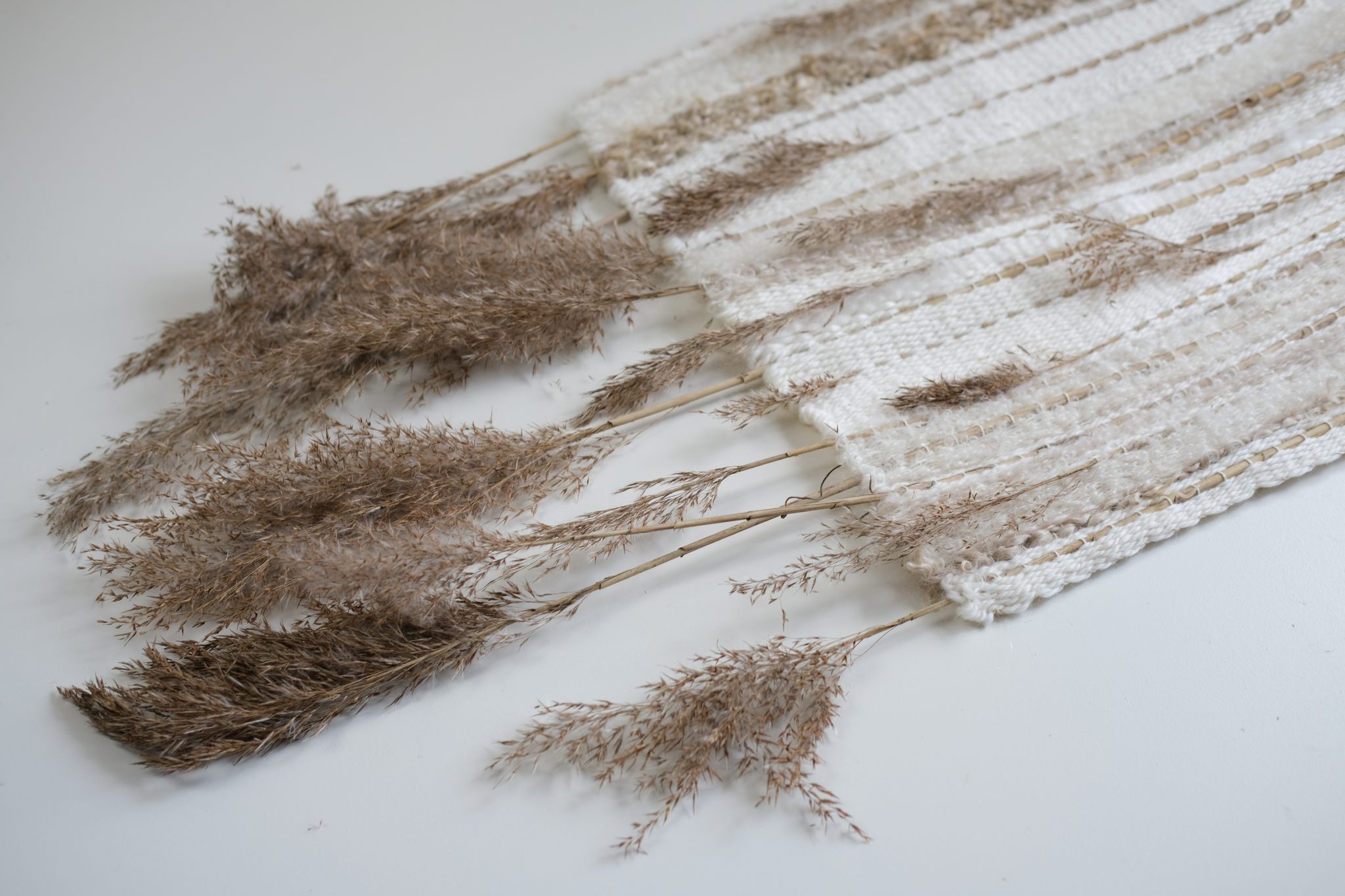 Dutch Grass White & Cream Wool Weave - FynBoschDesign