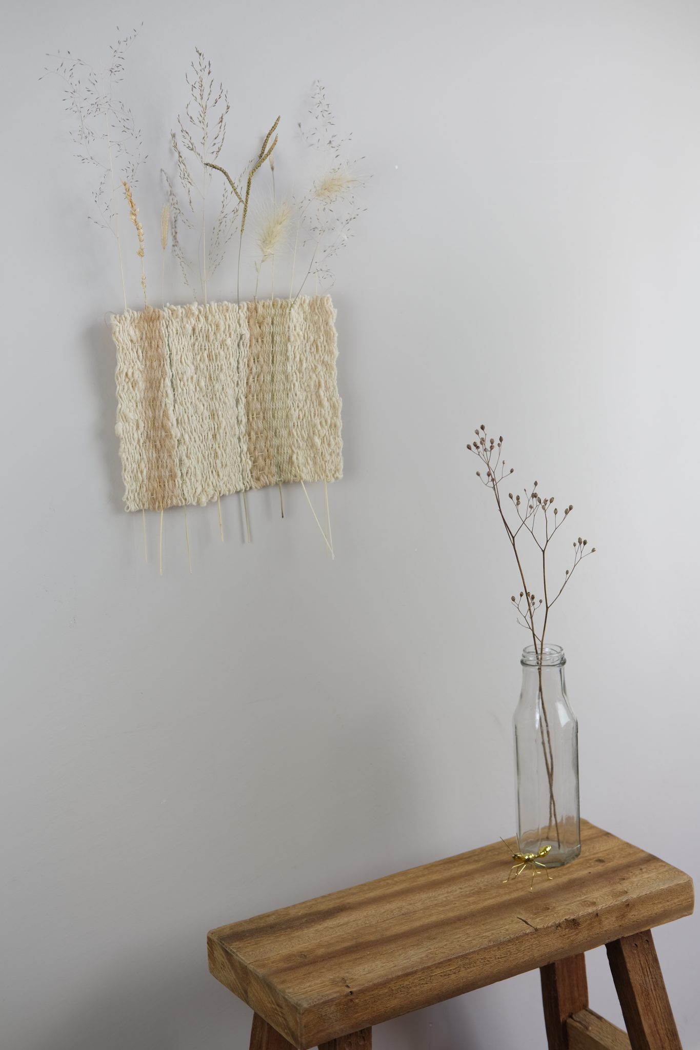 Delicate South African Grass & Wild Flora, Mohair & Wool Weave ...